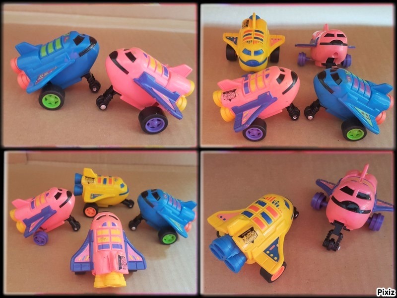 Rare Set of 4 Space Shuttle, Plane, Spacecraft, Action Vehicle, NASA ...