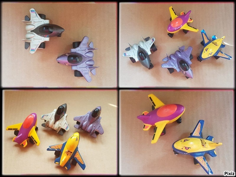 Rare Set of 4 Aircrafts, F-15 Fighter Jets, Eagle, Aeroplanes, Action ...