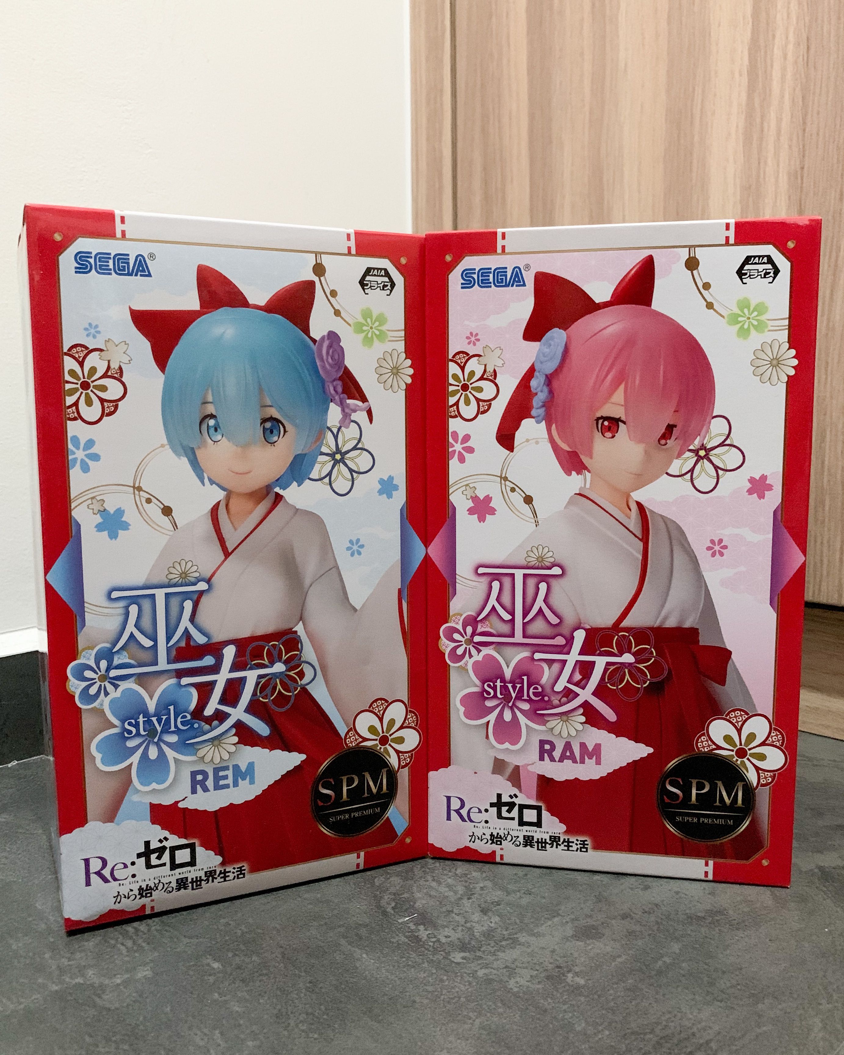 Re:Zero Sega Rem and Ram Kara Hajimeru Isekai Seikatsu Miko Style ...