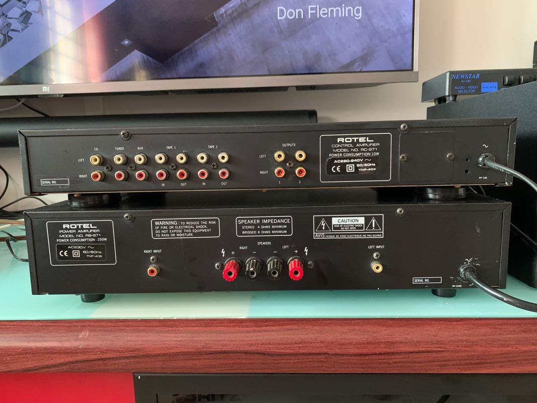 Rotel pre-amp and power amp, Audio, Other Audio Equipment on Carousell