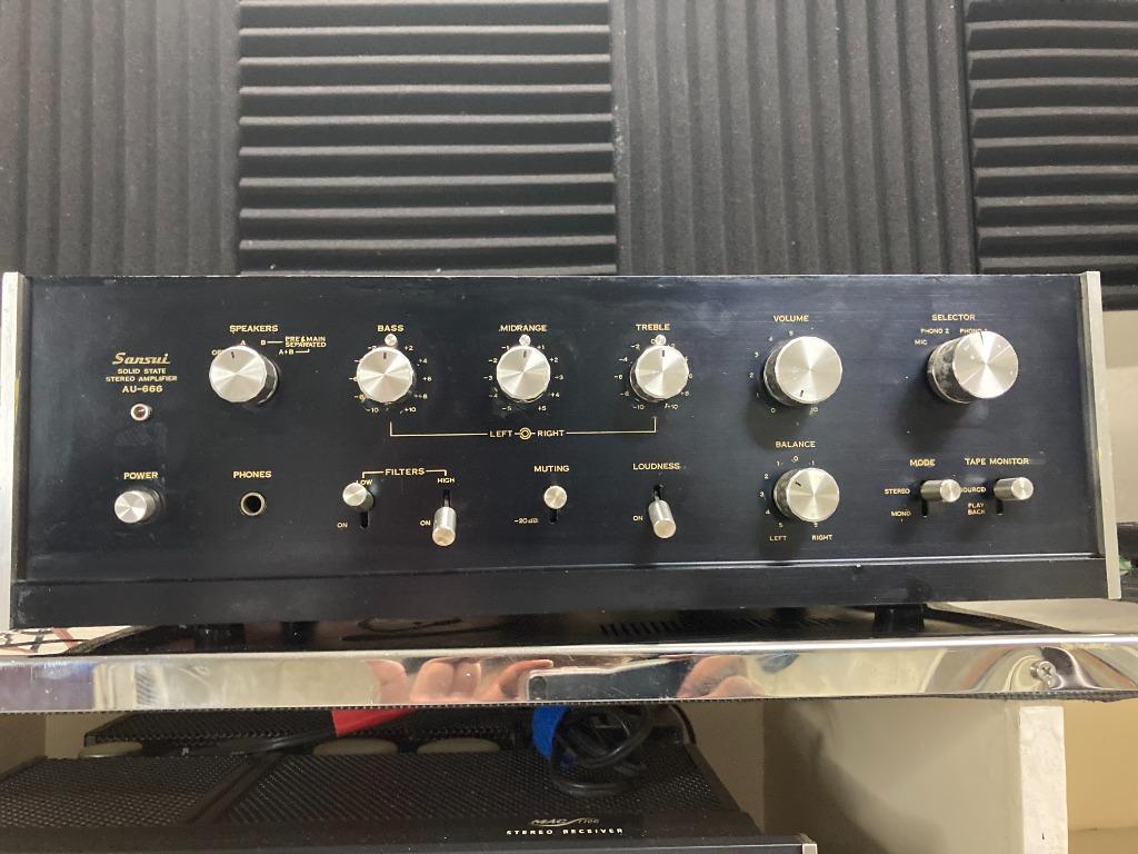 Sansui Au-666 Integrated Amplifier, Audio, Soundbars, Speakers ...