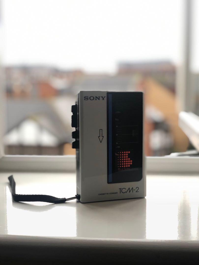 罕有超靚仔新品同樣Sony TCM-2 懷舊録音機錄音帶不是 Walkman Discman boombox MD DAT, 音響器材 ...