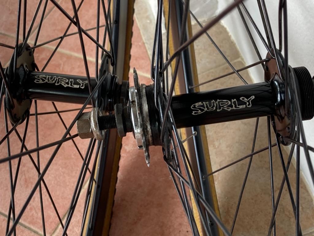 H Plus Son Rim with Surly Hub steel roller bearing, 700c Wheelset for ...