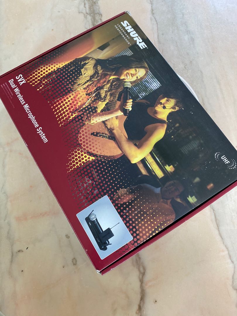 SHURE SVX Dual Wireless Microphone System, Audio, Microphones on Carousell