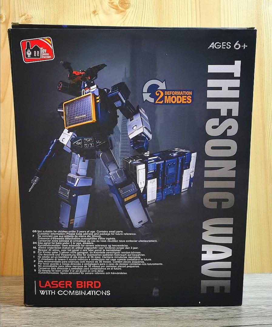 Transformers Toy House Factory THF 01 Sonic Wave with Laser Bird aka MP ...