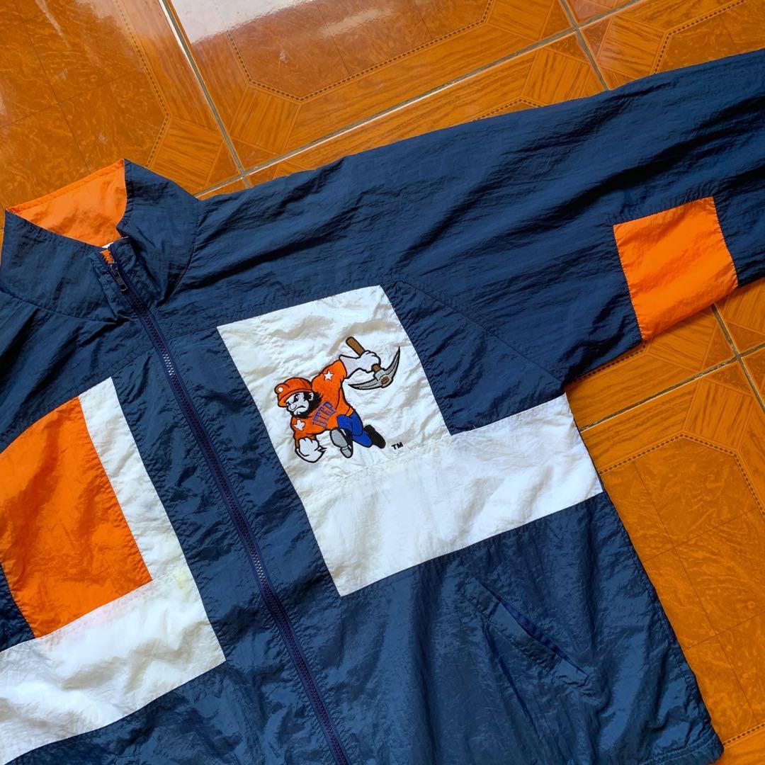 Vintage 90s UTEP Miners Windbreaker Jacket, Men's Fashion, Coats ...
