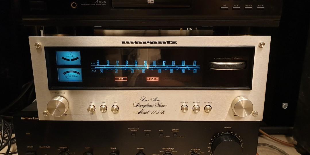 Vintage Marantz FM/AM Stereophonic Tuner 115B, Audio, Other Audio ...