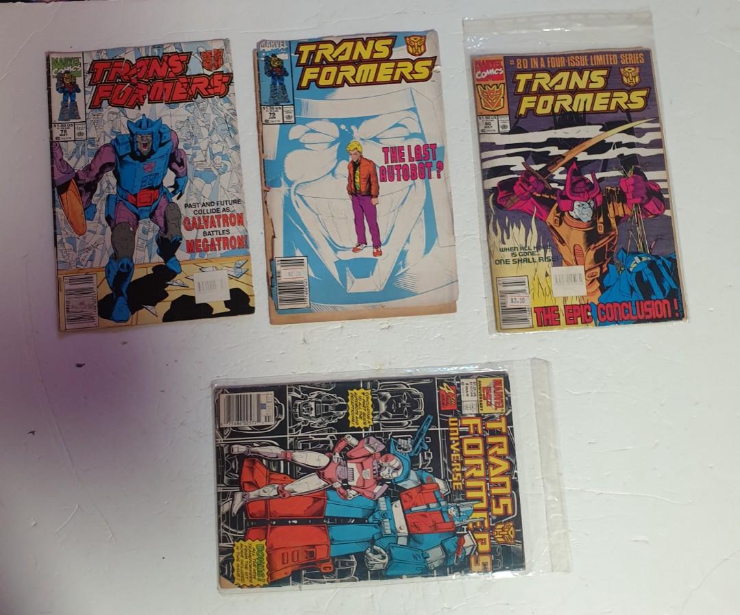 Vintage marvel transformers comic book lot, Hobbies & Toys, Books ...