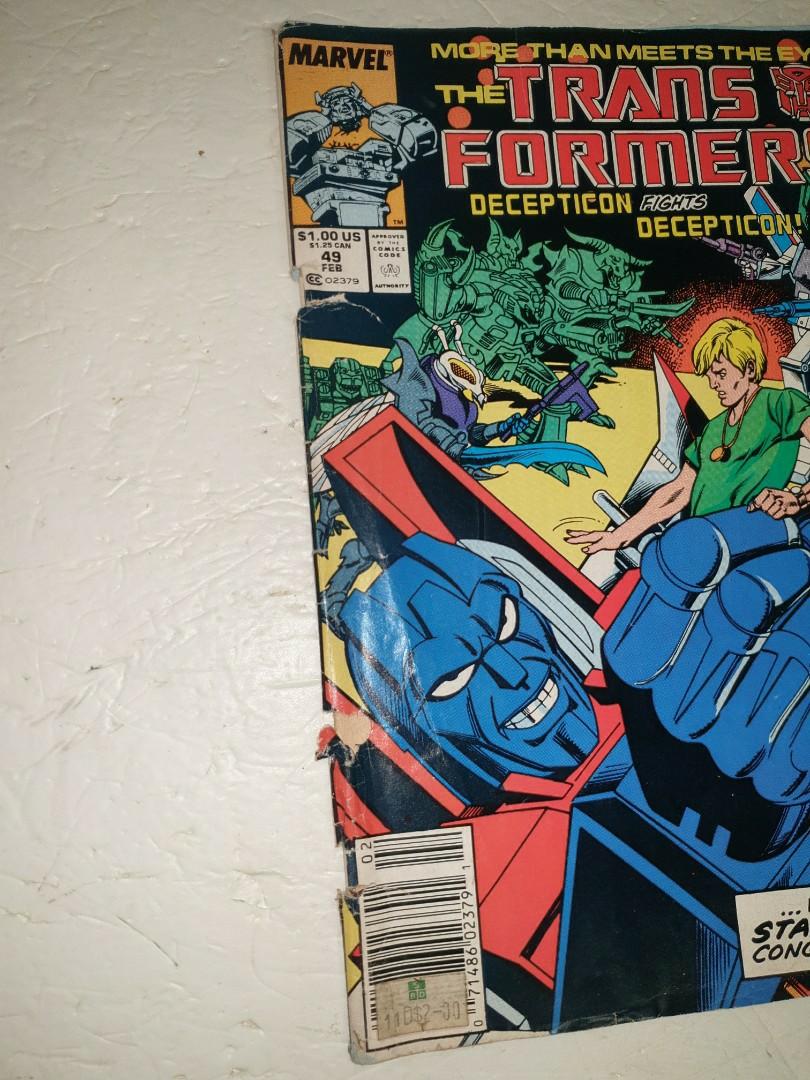 Vintage marvel transformers comic book lot, Hobbies & Toys, Books ...