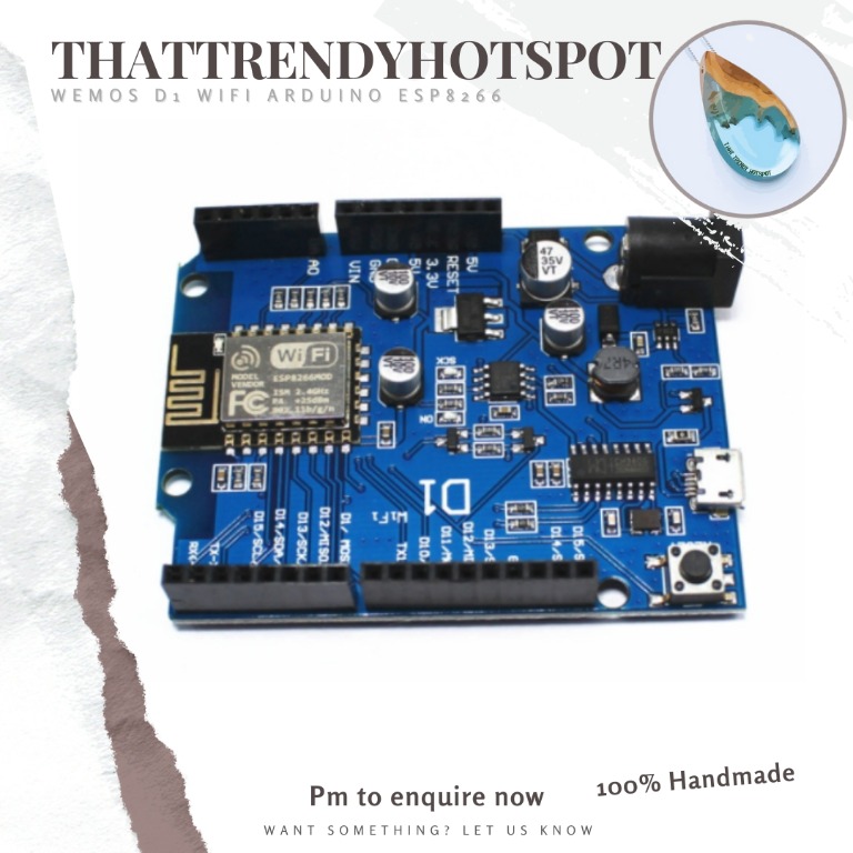 WEMOS D1 WIFI Arduino ESP8266 IOT, TV & Home Appliances, TV ...