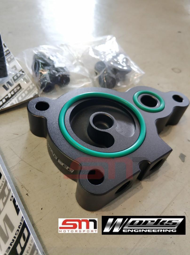 Works-Engineering USA Honda Civic FC FE 1.5T Turbo CVT Oil Cooler Kit ...