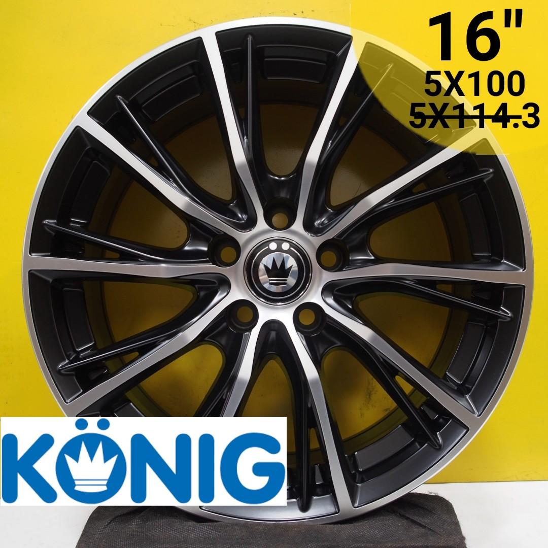 16" Konig Impression 5x100 5x114.3 rims, Car Accessories, Tyres & Rims ...