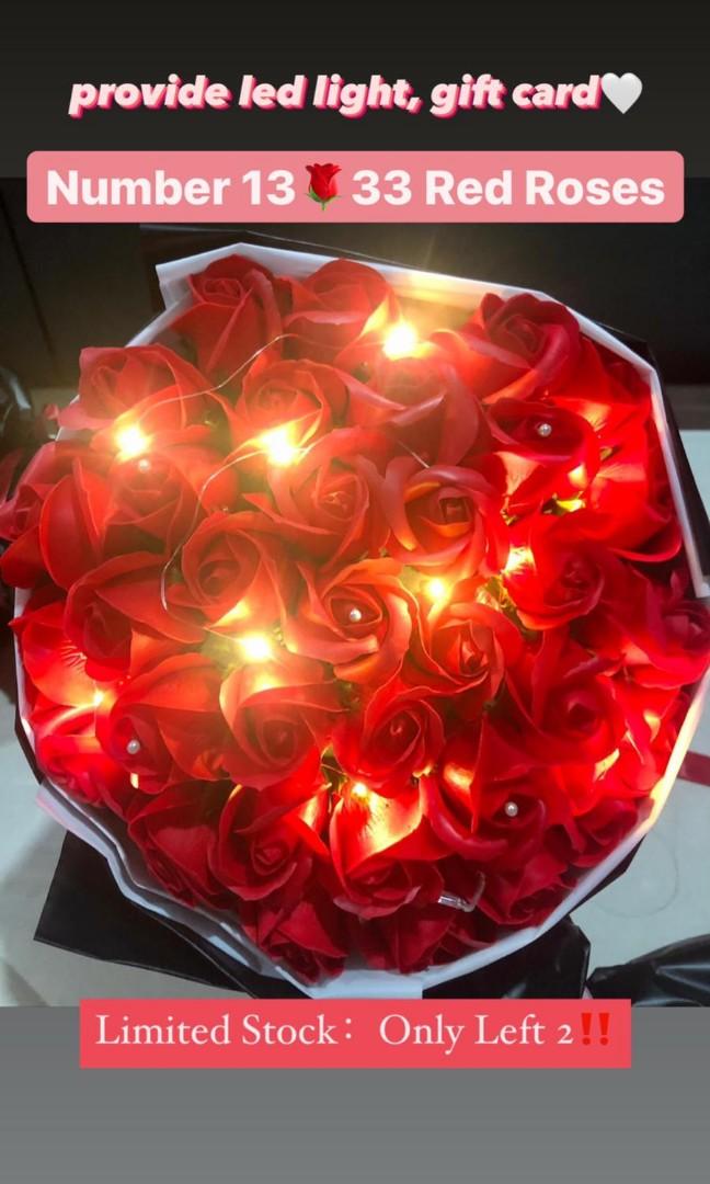 33 Red Roses, Hobbies & Toys, Stationery & Craft, Flowers & Bouquets on ...