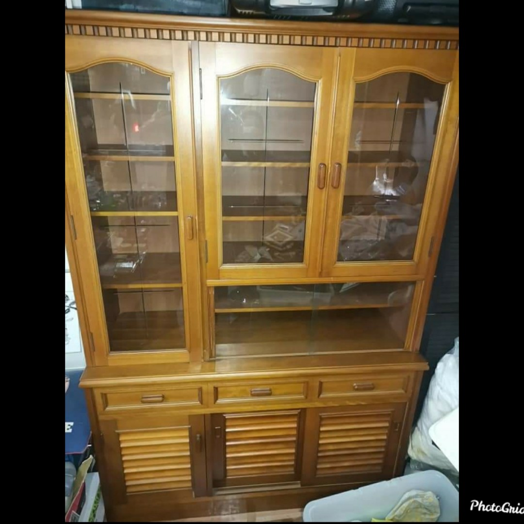 3 Door Display Cavinet, Furniture & Home Living, Furniture, Shelves ...