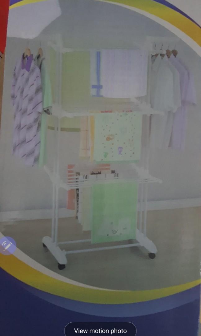 3 layers clothes rack, Furniture & Home Living, Bathroom & Kitchen ...