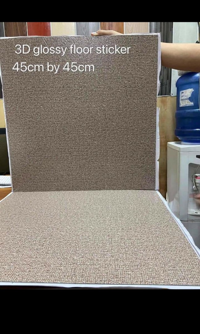 3D Glossy Floor Sticker, Furniture & Home Living, Cleaning & Homecare ...