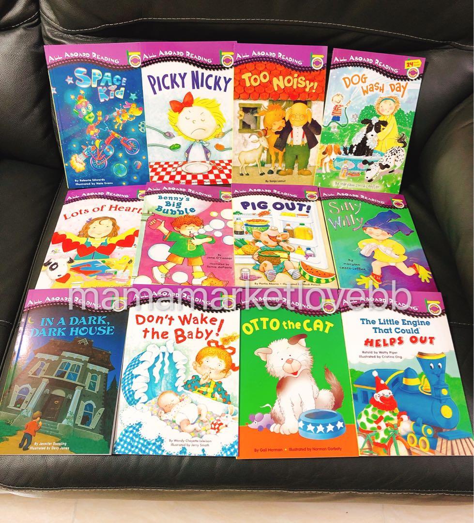 【現貨】All Aboard Reading 12冊 Penguin Group 系列課本英文原版啟蒙繪本 汪培珽 階段可用小達人點讀筆/相等於level 1 - 2, 興趣及遊戲, 書本 ...