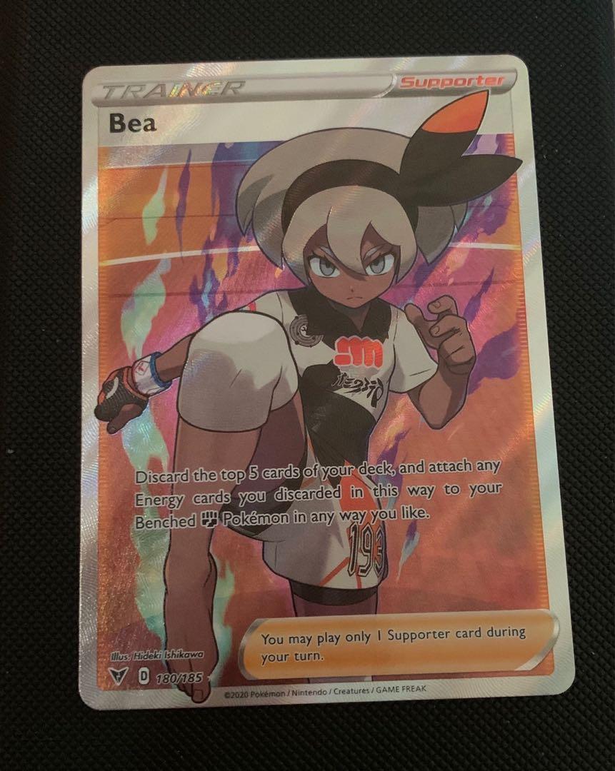 Bea Full Art Pokemon TCG Vivid Voltage Pikachu Charizard Amazing Rare ...