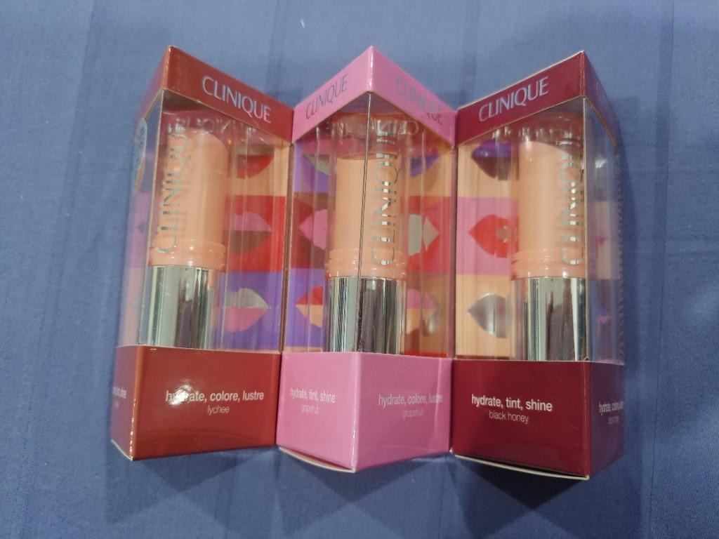 Clinique Moisture Surge Pop Triple Lip Balm Set, Beauty & Personal Care ...