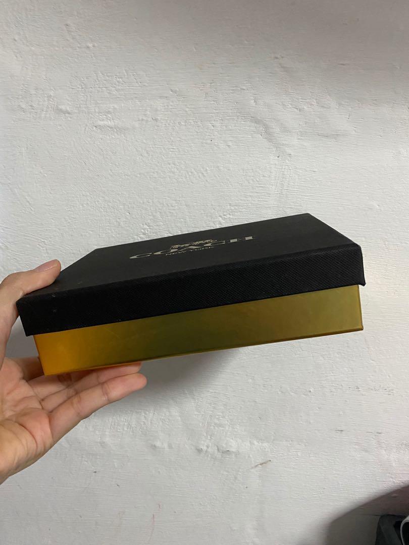 Coach empty gift box, Luxury, Accessories on Carousell