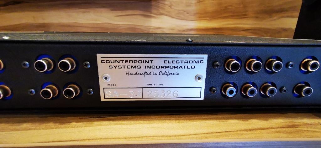 Counterpoint SA3.1 Tube Pre Amplifier, Audio, Other Audio Equipment on ...