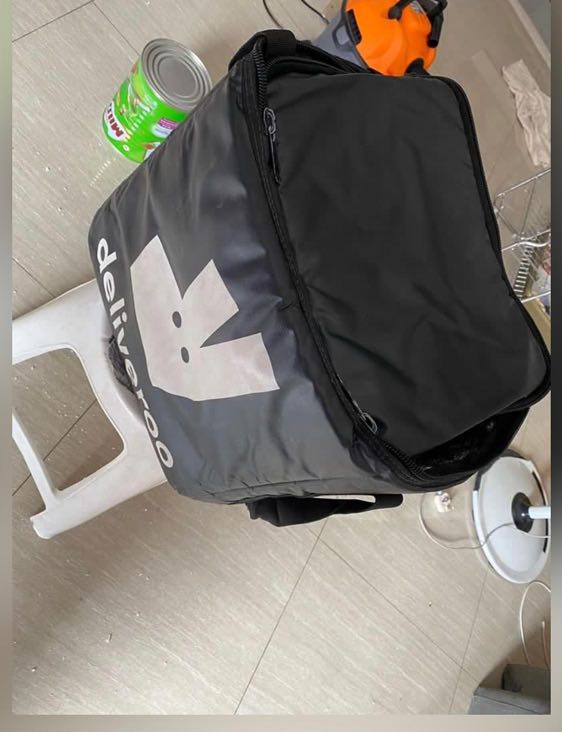 Deliveroo - food delivery bag, Men's Fashion, Bags, Backpacks on Carousell