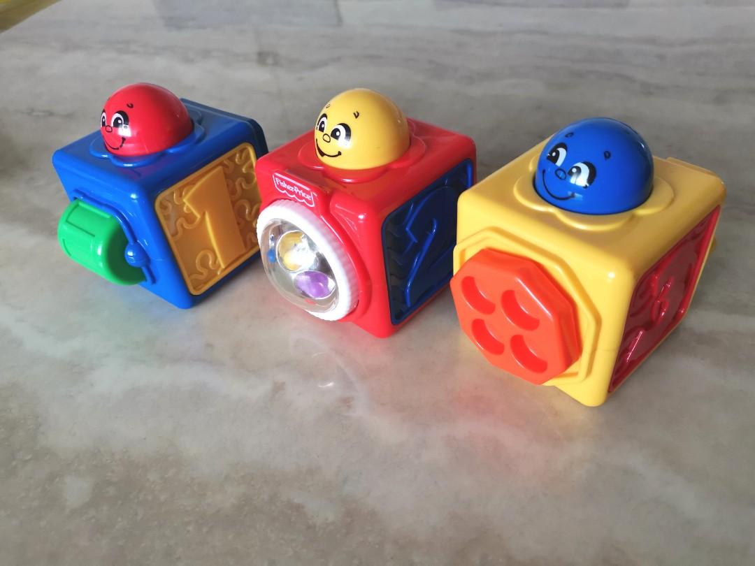 Fisher-Price Stacking Action Blocks, Hobbies & Toys, Toys & Games on ...