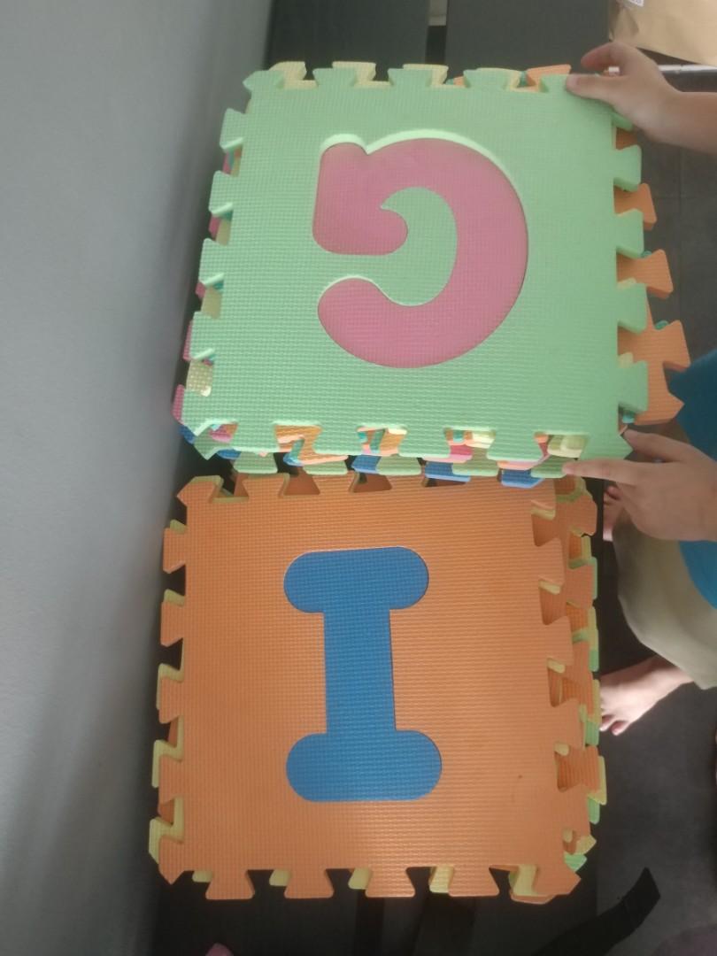 Foam alphabet mat, Babies & Kids, Infant Playtime on Carousell