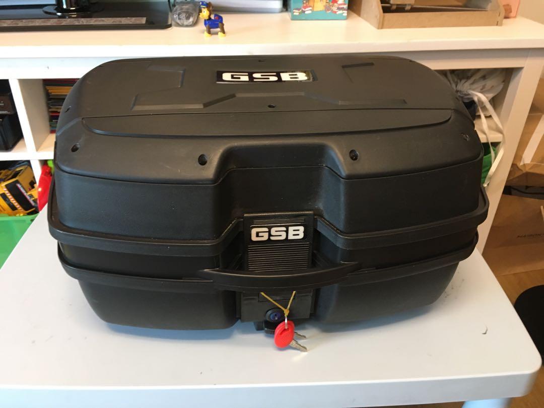 Gab top box with baseplate 48L /2 full face helmets, Motorcycles ...