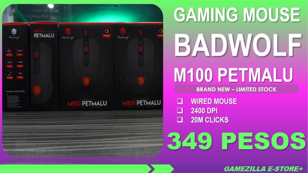 GAMING MOUSE BADWOLF M100 PETMALU, Computers & Tech, Parts & Accessories, Mouse & Mousepads on ...
