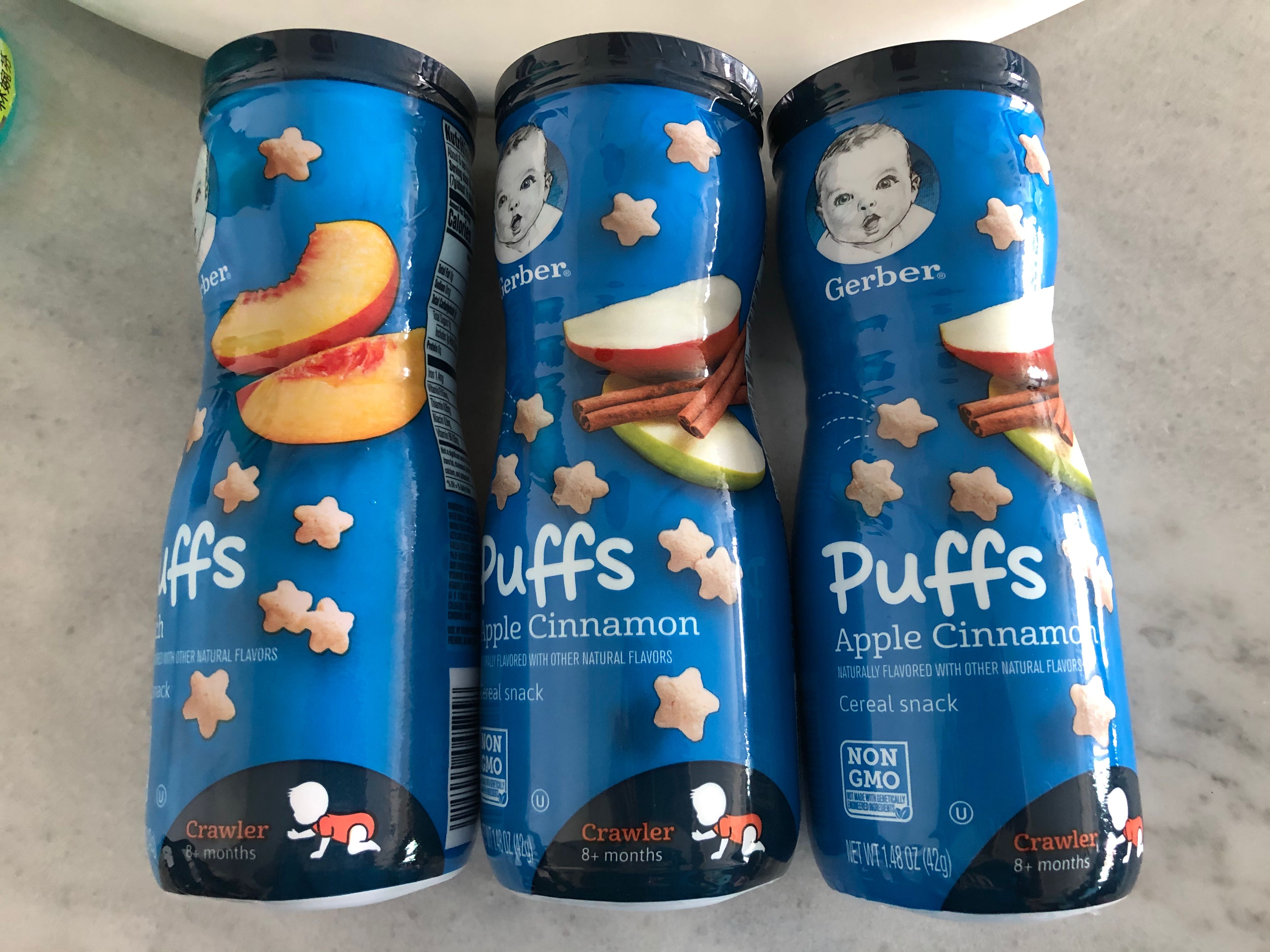 Gerber Puffs, Babies & Kids, Nursing & Feeding, Weaning & Toddler ...