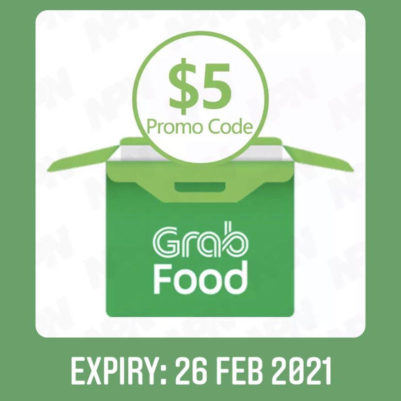 Grabfood $5 voucher, Tickets & Vouchers, Vouchers on Carousell