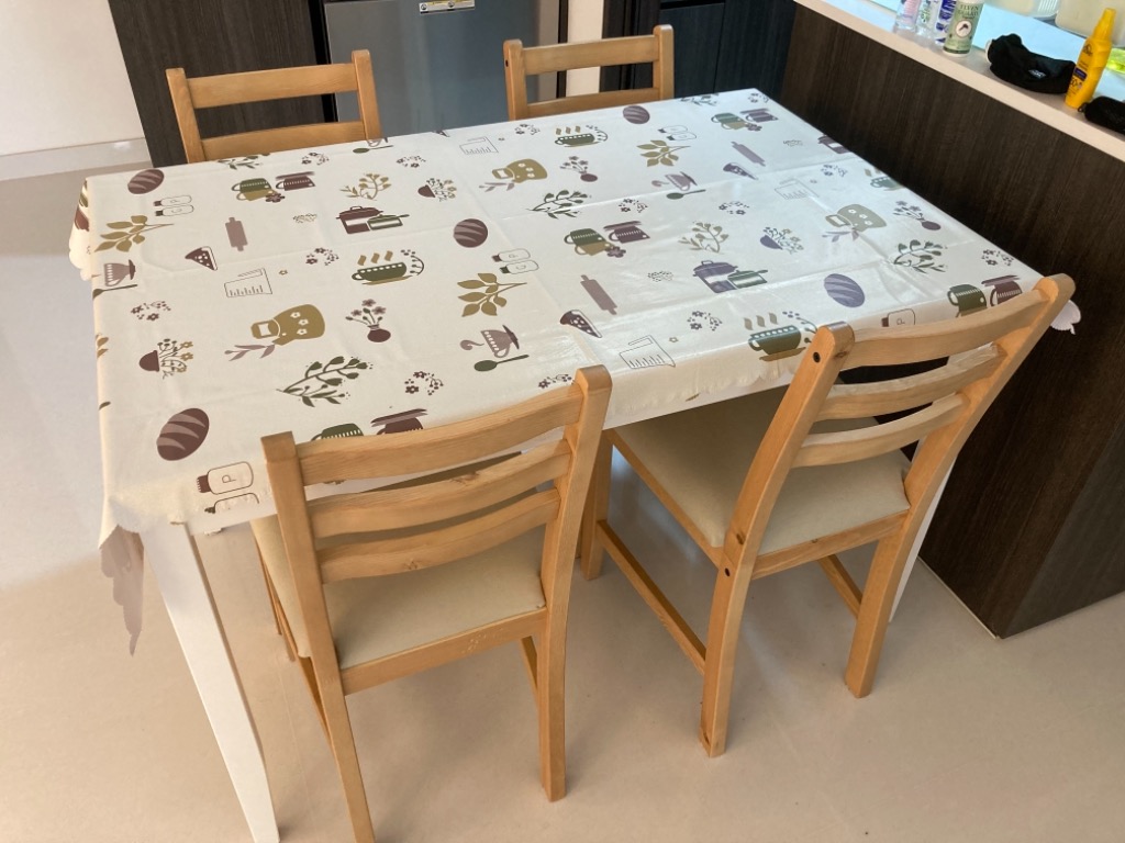 IKEA LERHAMN Table and 4 chairs, Furniture & Home Living, Furniture ...