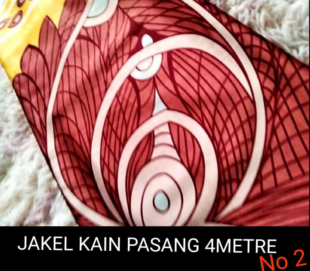 JAKEL (KAIN PASANG) 4 METER, Women's Fashion, Muslimah Fashion, Baju ...