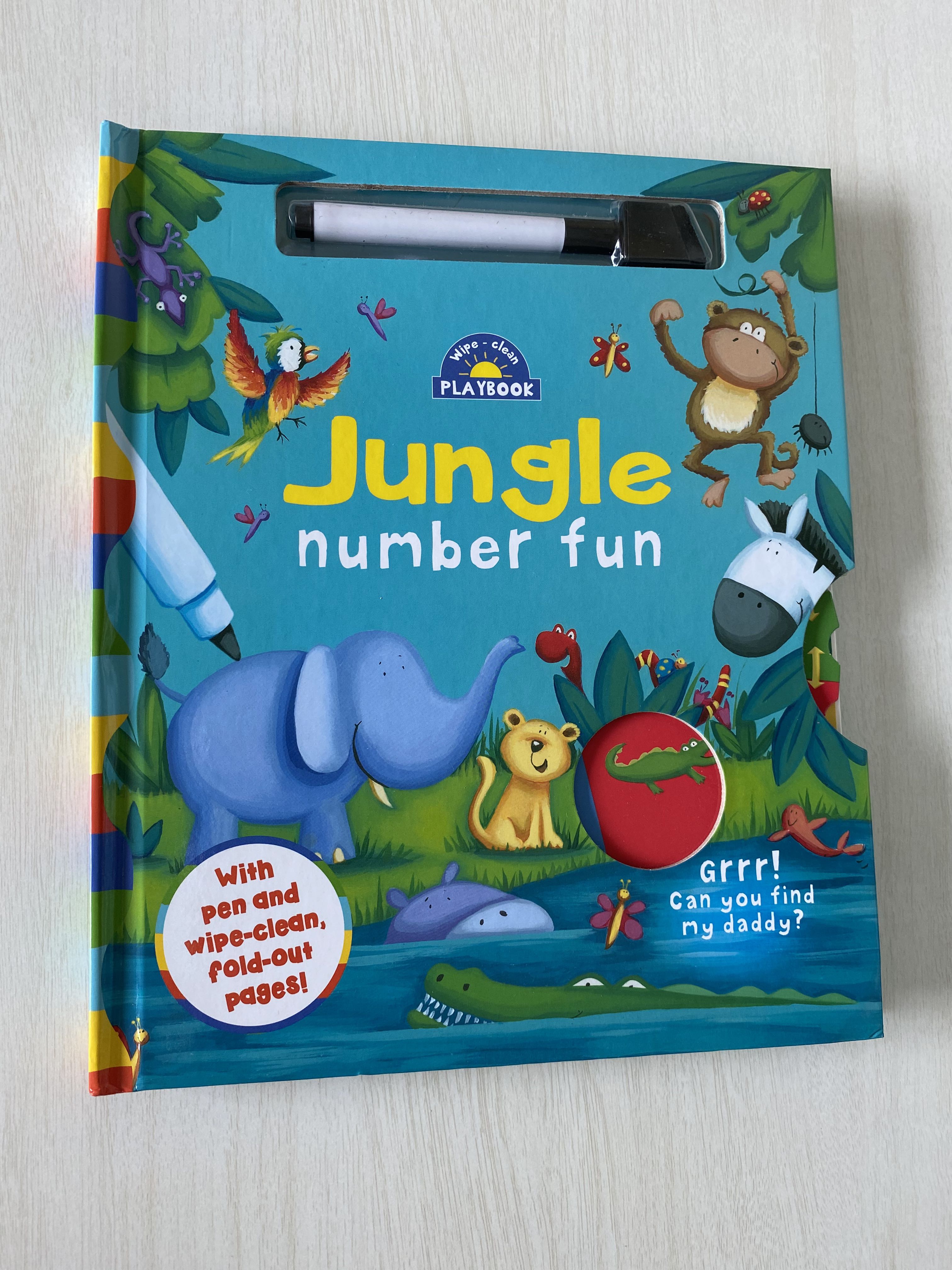 Jungle number fun, Hobbies & Toys, Books & Magazines, Children's Books ...