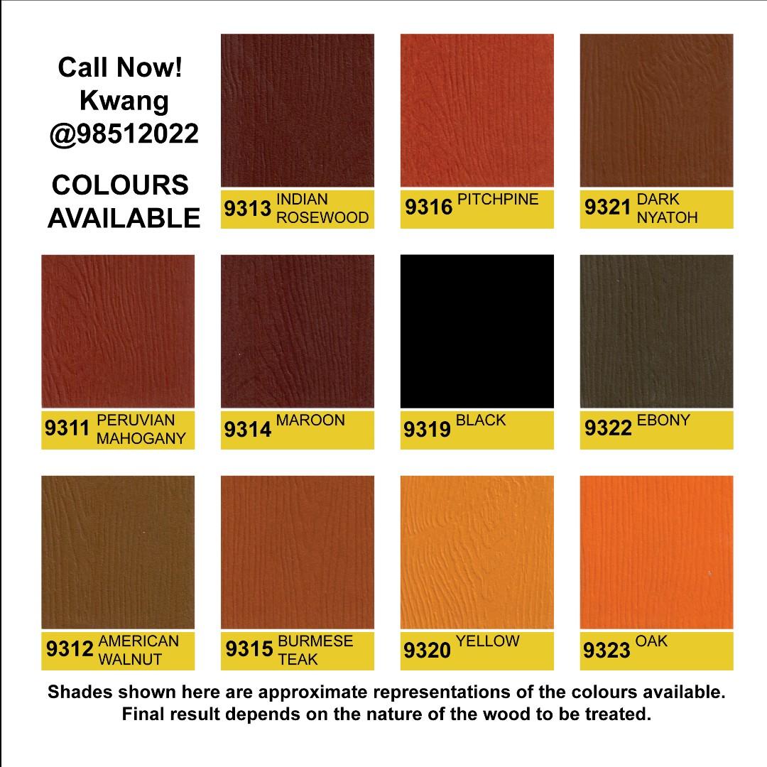 Kimber-O Wood Dye 9311 9312 9313 9314 9315 9316 9319 9320 9321 9322 ...