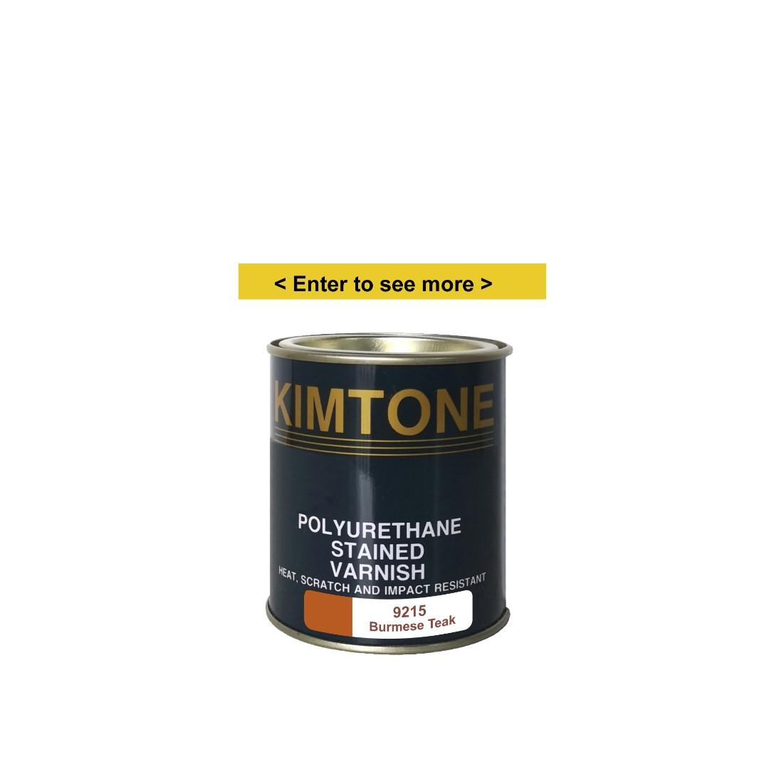 Kimtone Polyurethane PU Stained Varnish Wood 300ml 9211 9212 9213 9214 ...