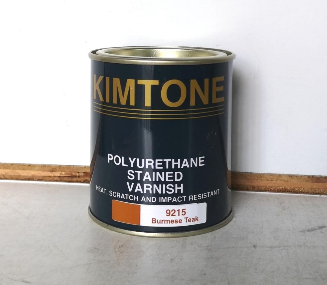 Kimtone Polyurethane PU Stained Varnish Wood 300ml 9211 9212 9213 9214 ...