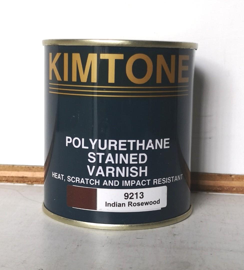 Kimtone Polyurethane PU Stained Varnish Wood 300ml 9211 9212 9213 9214 ...