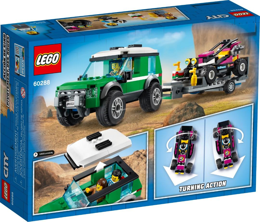 LEGO City Race Buggy Transporter - 60288, 興趣及遊戲, 玩具 & 遊戲類 - Carousell