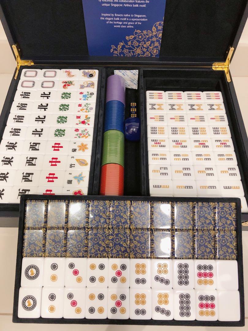 Limited edition SIA SQ mahjong set tiles, Everything Else on Carousell