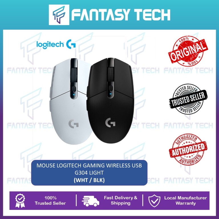 Logitech G304 Lightspeed Wireless Gaming Mouse BLACK / WHITE LOGITECH ...