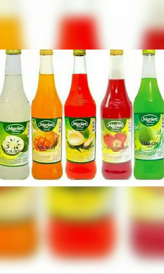 Marjan Indonesian Syrup, Food & Drinks, Beverages on Carousell