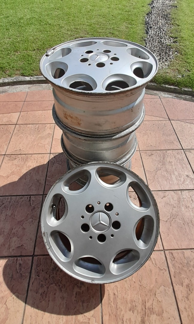 Mercedes 16' ori rims only, Auto Accessories on Carousell