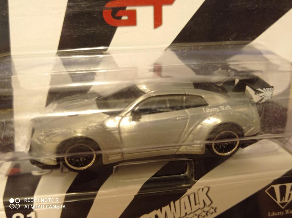 MINI GT 31 chase LB WORKS Nissan GT-R (R35) Matte Black Type 1, Rear ...
