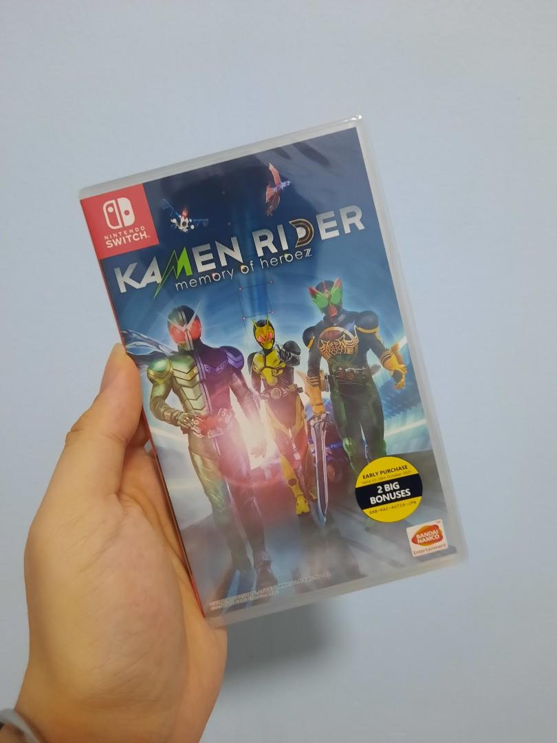 Nintendo Switch Kamen Rider Memory Of Heroez, Video Gaming, Video Games ...
