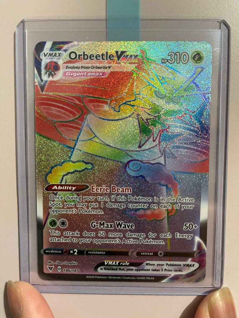 Orbeetle VMAX - 186/185 - Hyper Rare Sword & Shield: Vivid Voltage ...