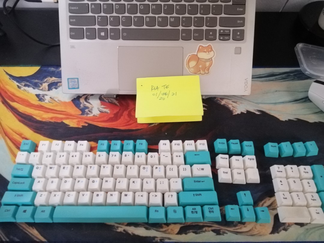 PBT hangul keycaps, Computers & Tech, Parts & Accessories, Computer ...