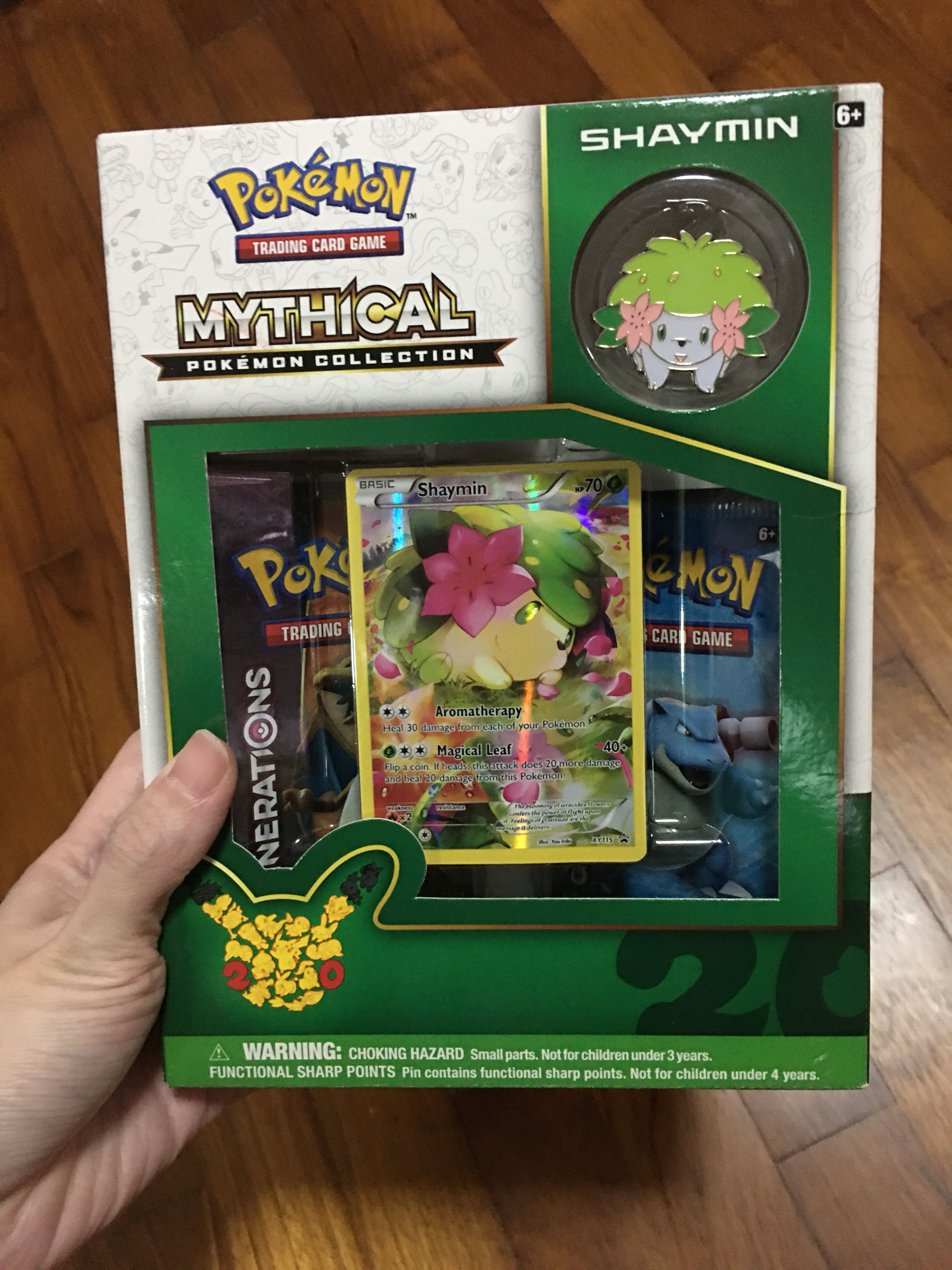 Pokemon Mythical collection Shaymin, Toys & Games, Board Games & Cards ...