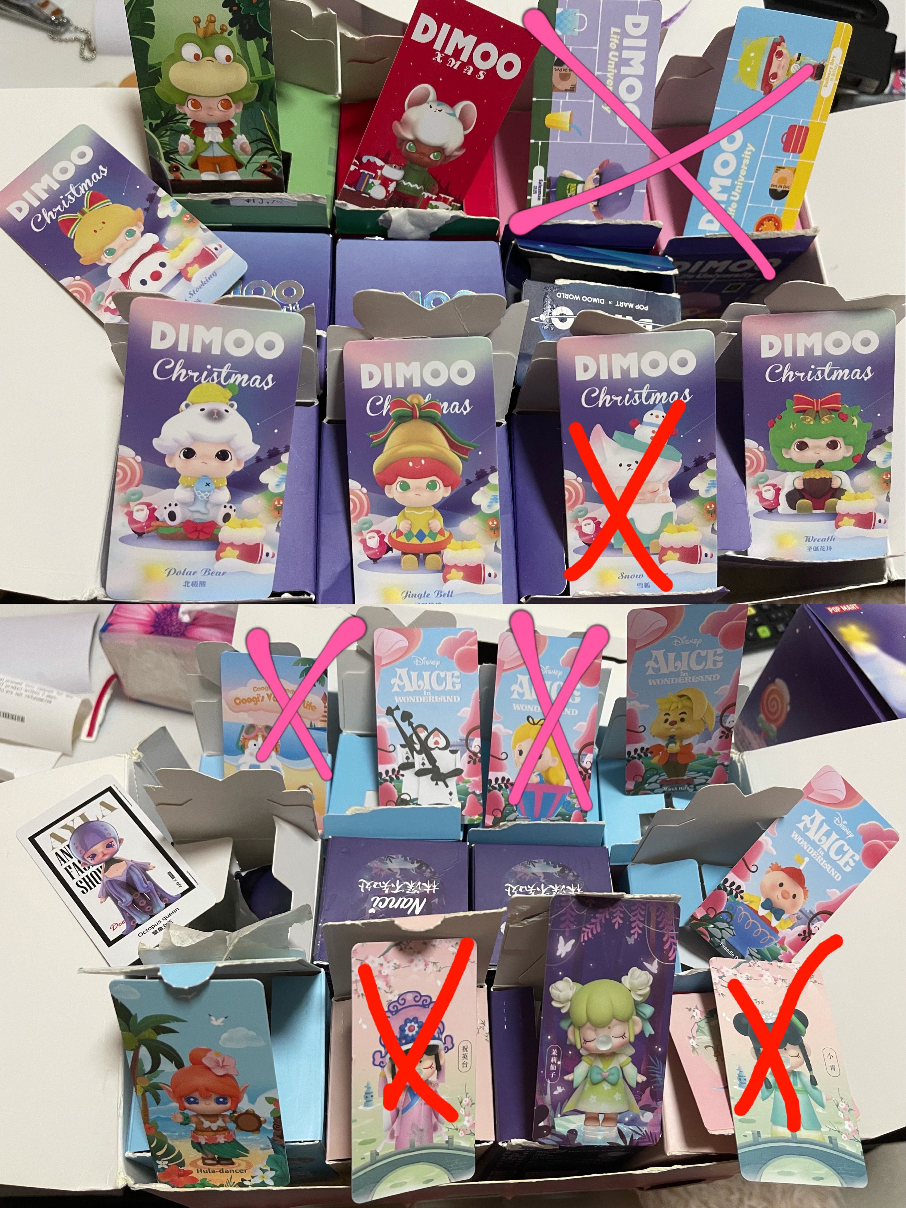 popmart alice in wonderland dimoo Ayla nanci seriea, Hobbies & Toys ...